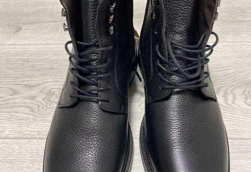 Мужские кожаные ботинки Massimo Dutti 41р новые
