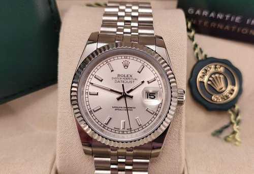 Часы женские механические Rolex DateJust Silver