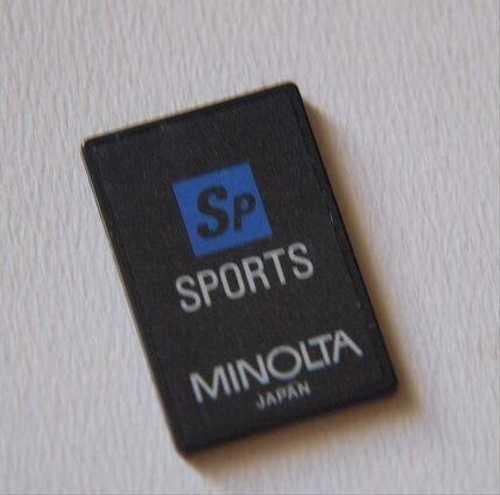 Разные Minolta programme card