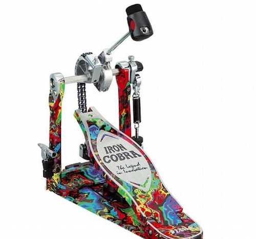 Педаль tama HP900rmpr Rolling Glide Single Pedal, Psychedelic Rainbow