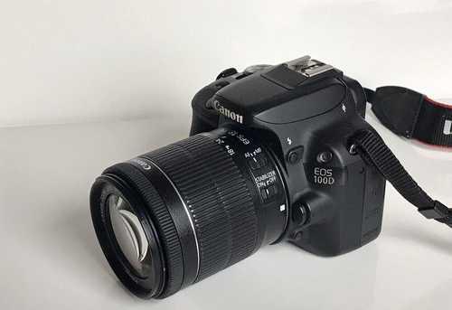 Canon 100d kit 18-55 is stm