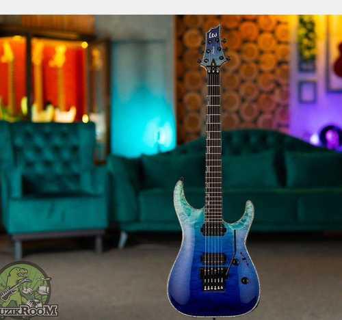 ESP LTD H-1001 FR QM Violet Shadow Fade