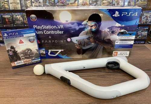 Playstation VR Aim Controller + Farpoint (PS4 VR)