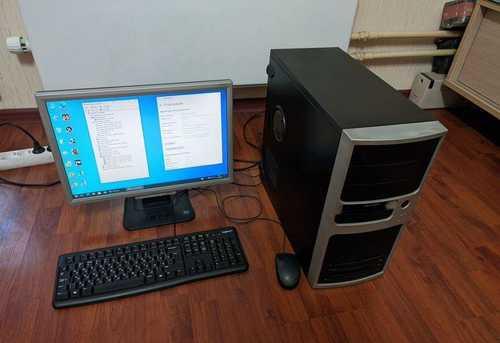 Игровой компьютер i5, 8gb, ssd, GTX950 19" монитор