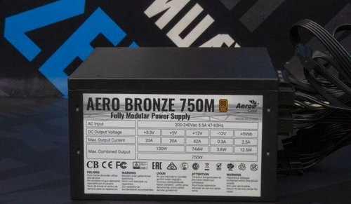 Блок питания AeroCool Aero Bronze 750W