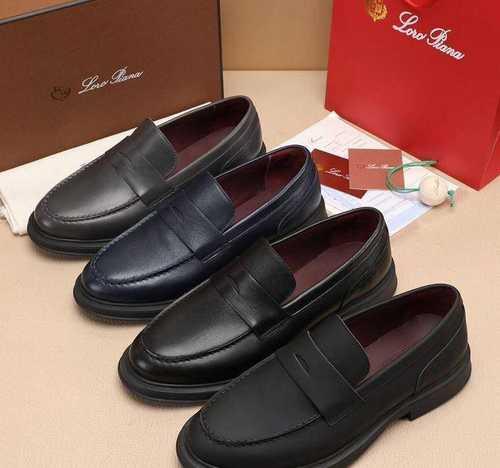 Модные лоферы из кожи, размер 39-45