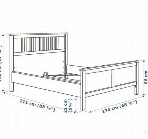 Кровать IKEA hemnes 160x200