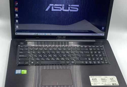 Игровой ноутбук asus 17.3 i5-6200u, 940mx, SSD+HDD