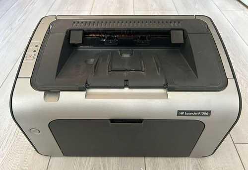 Принтер лазерный HP LaserJet P1006