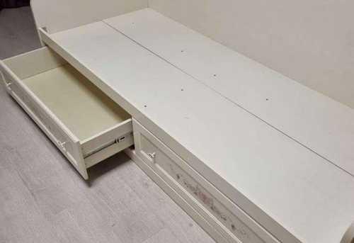 Детская кровать с матрасом 200:80, письменный стол