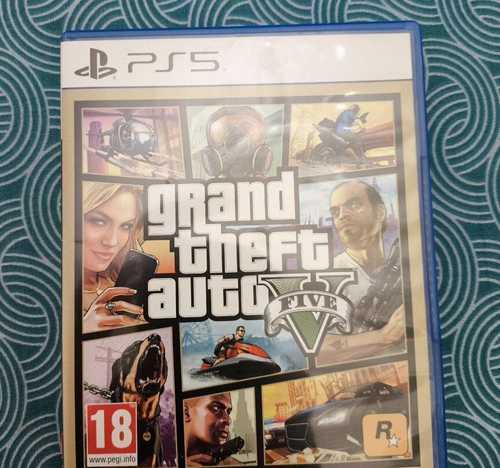 Grand theft auto 5 ps5 диск