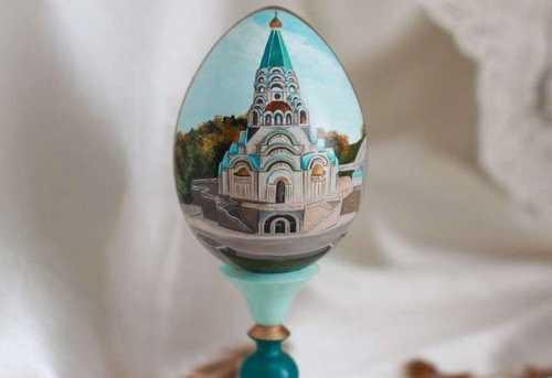 Пасхальное яйцо с росписью Софийский собор
