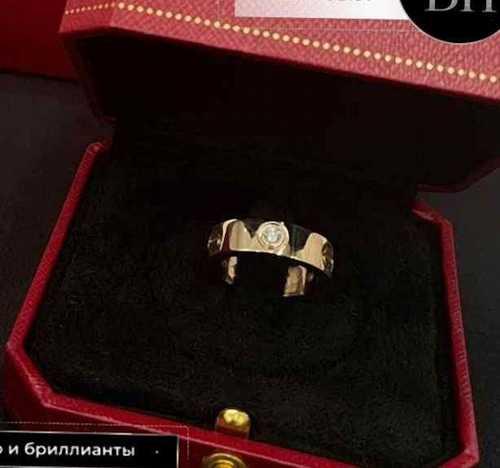 Кольцо Cartier с бриллиантами 0,11ct