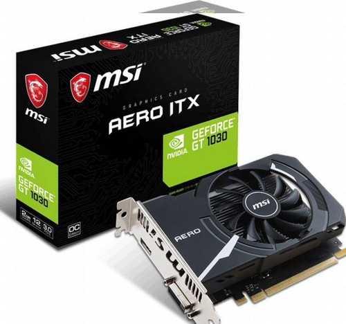 Видеокарта MSI geforce gt 1030 Aero ITX 2GD4