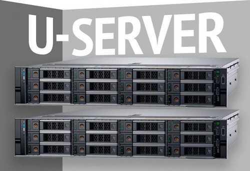 Сервер Dell R740XD 12*3.5 2x6142 64Gb 2x1100W 2U