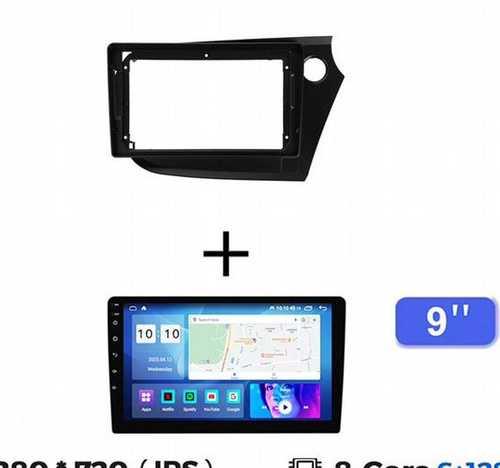 Магнитола Honda Insight 2 2009-2014 Правый Mekede M600S 6 128G carplay