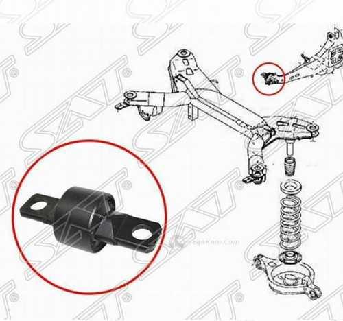 Сайлентблок рычага заднего Mazda 6 Atenza stgj6A28250GB