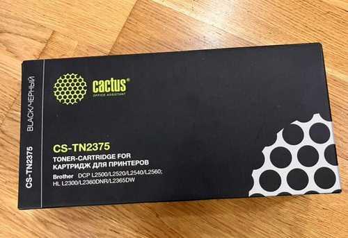 Картридж лазерный Cactus TN-2375 черный