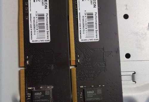 DDR4 AMD 2666MHz 4*2 GB (комплект 8 GB)