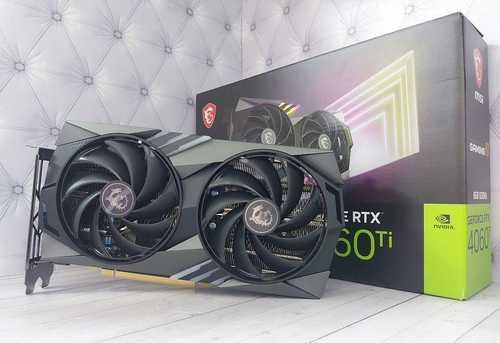 Новая видеокарта MSI RTX 4060ti GamingX 8gb