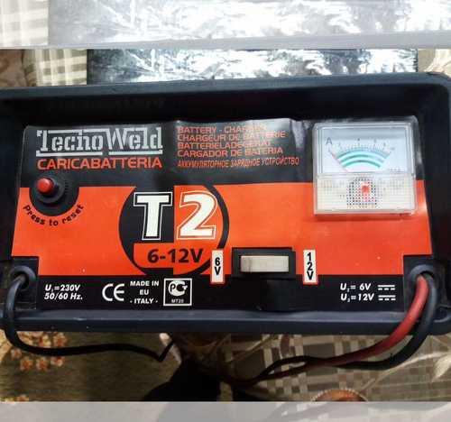 Зарядное устройство 6,12V.Techo Weld T2.Италия,дос