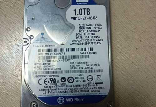 Жесткий диск WD 1tb 1000gb формат 2.5