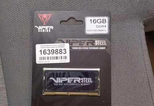DDR4 Patriot Viper Steel 16GB 2666Mhz