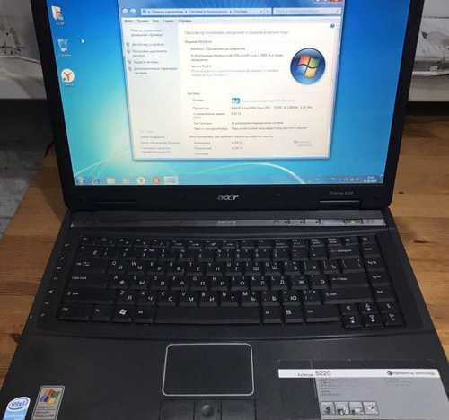 Ноутбук acer Extensa 5220