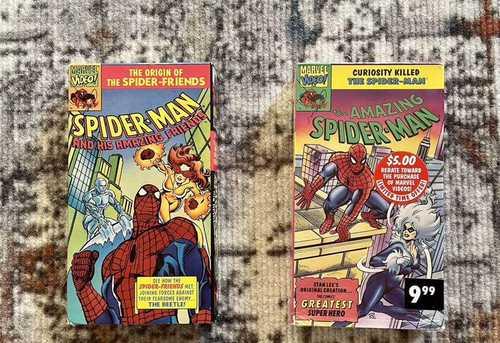 Кассеты Spider-Man Marvel VHS Лицензия США