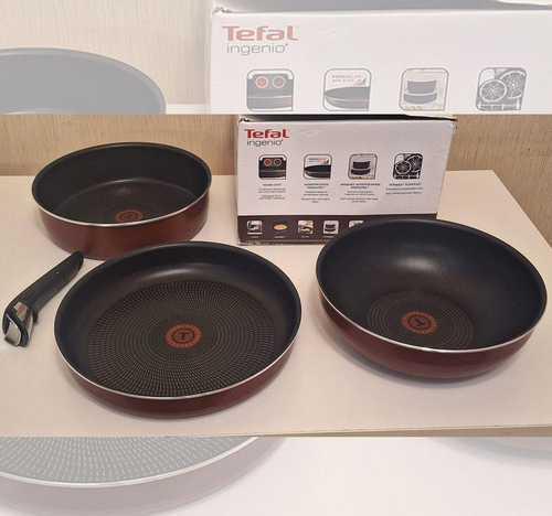 Tefal набор сковородок. Всё новое