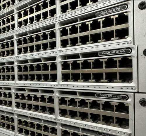 Cisco catalyst 3850 48 + 2 шт 1100w