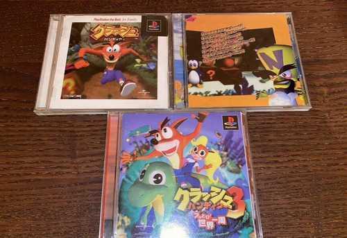 Игры Crash Bandicoot для PlayStation PS1 Japan