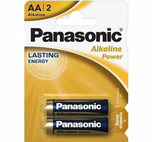 Батарейки Panasonic AA/LR6 Alkaline Power BL2 (2 ш