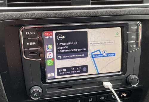 Магнитола VW RCD440 PRO CarPlay Android Auto