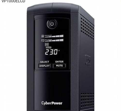 Ибп Cyberpower Value PRO 1000VA, Tower, VP1000elcd
