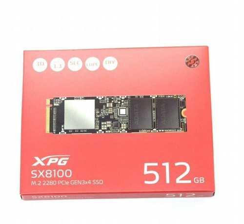 Накопитель SSD M.2 2280 512Gb adata SX8100