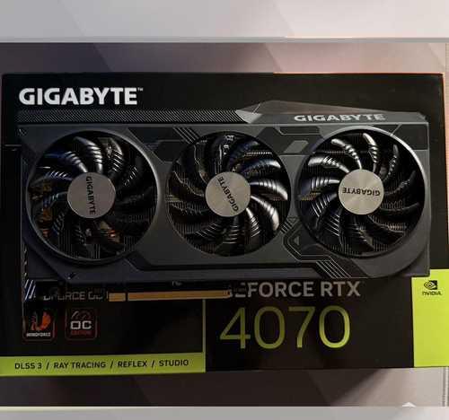 RTX 4070 gigabyte windforce oc 12g