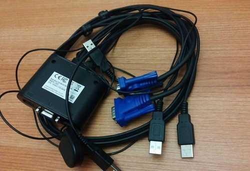 Port manual USB cable KVM переключатель
