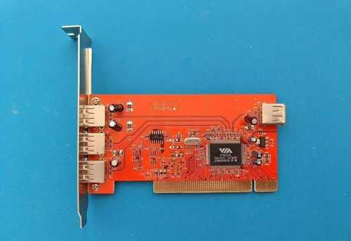 Контроллер USB 2.0 pci-e