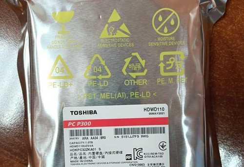 Жесткий диск Toshiba 1 тб (hdwd110uzsva)