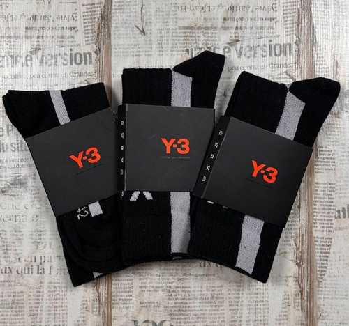 Новые носки Y-3 Yohji Yamamoto, 1 пара, оригинал