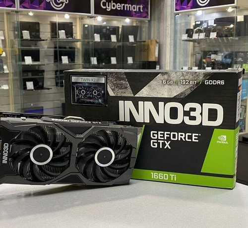 Видеокарта inno3D GeForce GTX 1660 Ti twin 6Gb