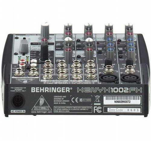 Микшерный пульт behringer 1002fxМикшерный пульт