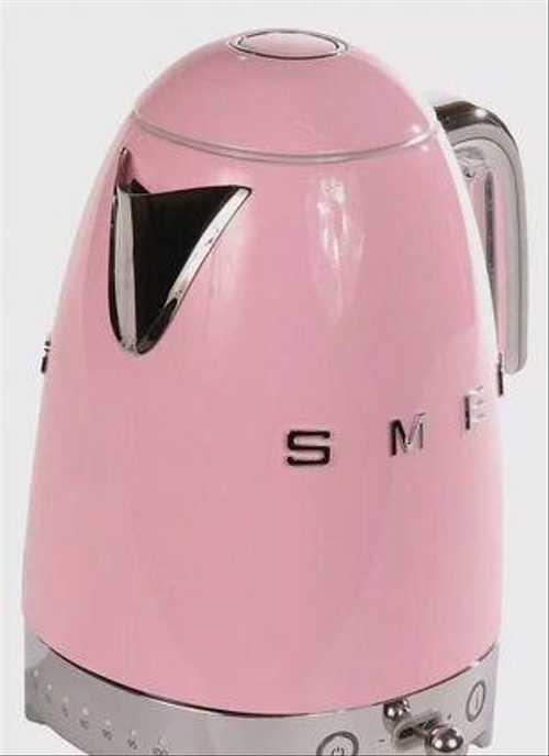 Чайник Smeg klf04pkeu розовый