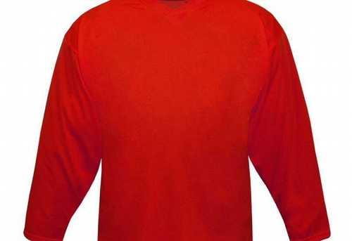 Хоккейный свитер тренировочный детский (красный)