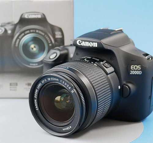 Фотоаппарат Canon 2000D kit 18-55 III Новый