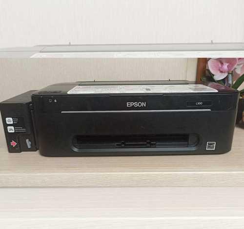 Цветной струйный фото принтер с снпч, epson L100