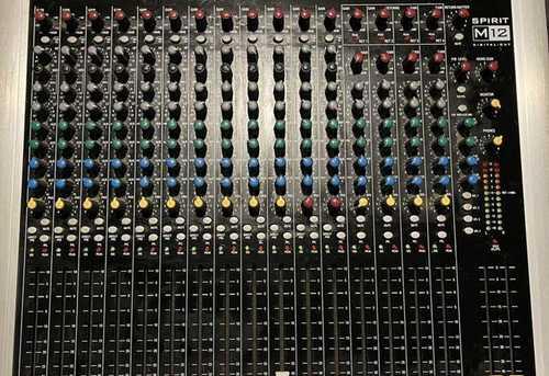 Микшерный пульт soundcraft spirit m12