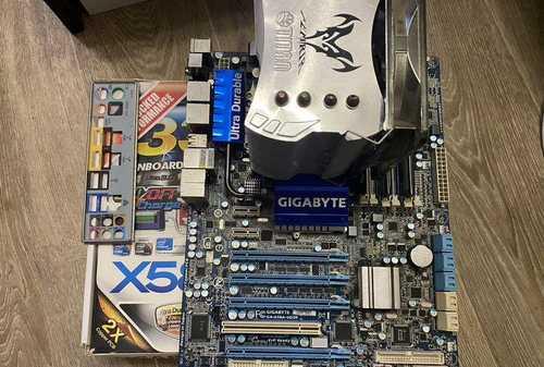 Gigabyte x58 udr3+i7 950+12gb ddr3+кулер