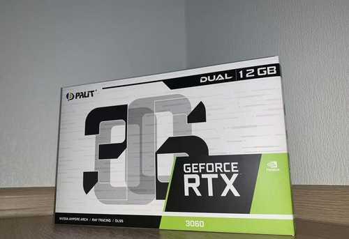 Новая Palit nvidia GeForce RTX 3060 dual